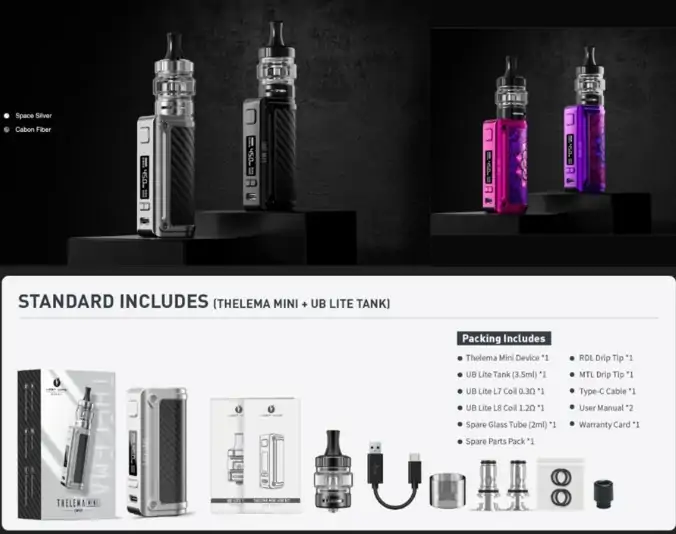 Lost Vape Thelema Mini Kit